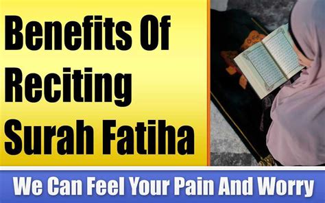 15 Benefits Of Reciting Surah Fatiha Qurani Dua