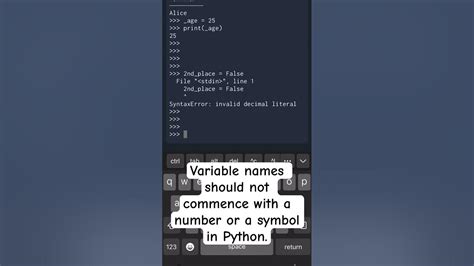 mastering variable naming and data types in python python coding shorts youtube