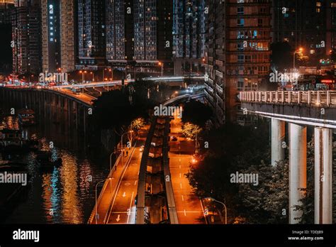 Chongqing Rail Transit Stock Photo Alamy