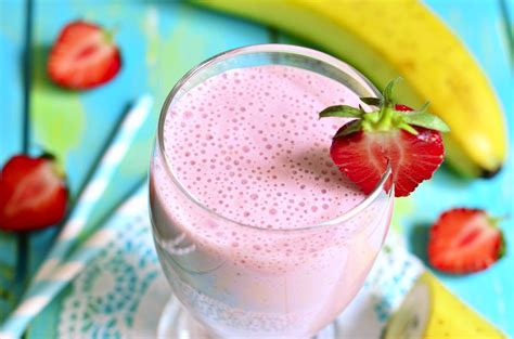 Licuado de Fresa Plátano y Amaranto Receta Licuado de fresa