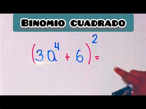 Binomio Al Cuadrado Productos Notables YouTube