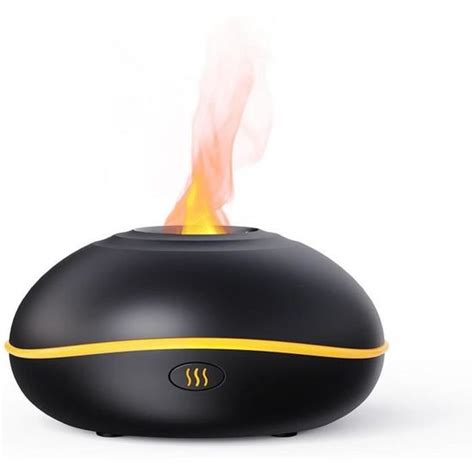 Diffuseur Huiles Essentielles Flamme Avec 7 Couleurs Effet Flamme