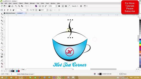 Corel Draw X8 Tutorials Simple Logo Designing Artofit