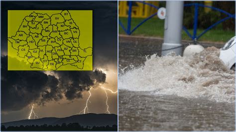 Cod galben de vreme rea Temperaturile se schimbă drastic