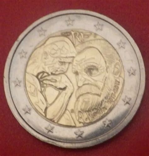 2 EUROS FRANCE 2017 commémorative centenaire de la mort d Auguste