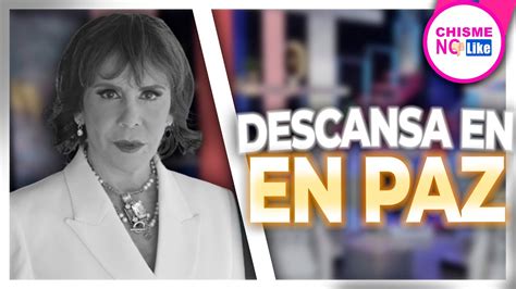 MUERTE DE REBECCA JONES ESTREMECE AL MEDIO ARTISTICO LETY CALDERÓN
