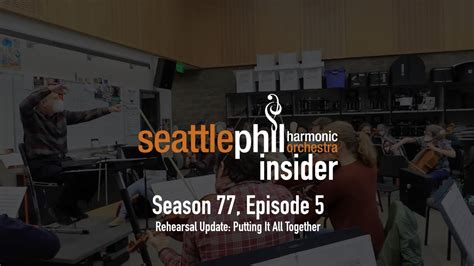 Rehearsal Update Putting It All Together Youtube
