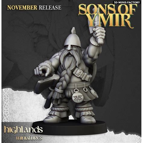 Dwarf Artillery Crew 2 Pour La Faction Dwarf Sons Of Ymir De