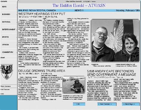 Broadsheet Newspaper Front Page Layout