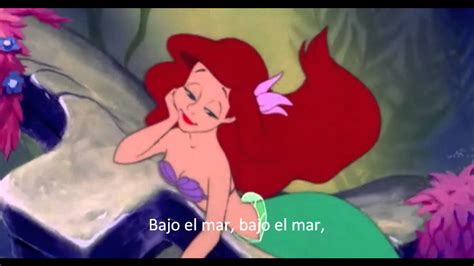 BAJO EL MAR CON LETRAS Under The Sea Latin Spanish With Spanish