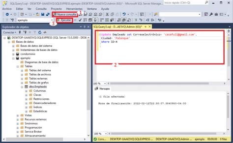 sql update actualizar registros sqlserverdb