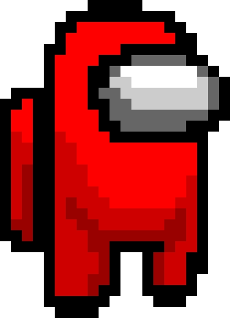 Among Us Pixel Art