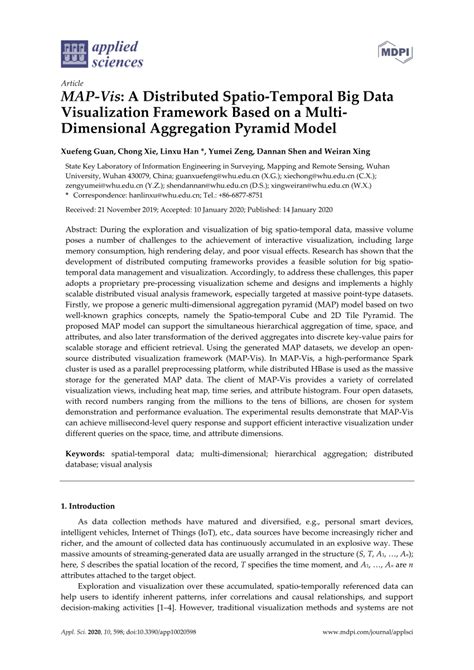 pdf map vis a distributed spatio temporal big data visualization framework based on a multi