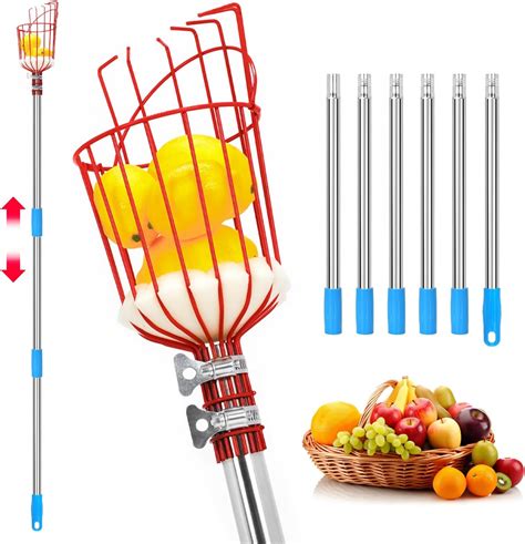 Amazon Omninmo Pomelo Fruit Picker Pole Tool With Basket