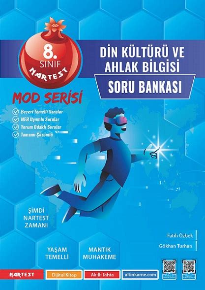 NARTEST YAYINEVİ 8 Sınıf Mod Din Kültürü Ve Ahlak Bilgisi Soru Bankası