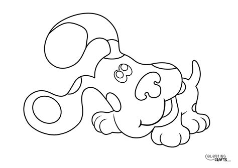 Blues Clues Colouring Page Colouring Crafts