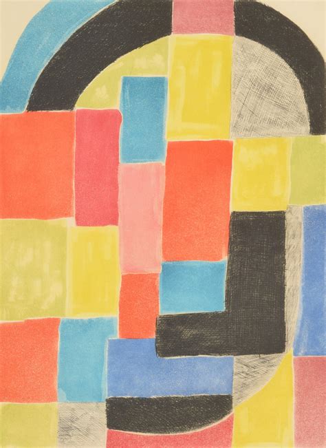 Sonia Delaunay Lithograph Signed Edition Sonia Delaunay 1885 1979