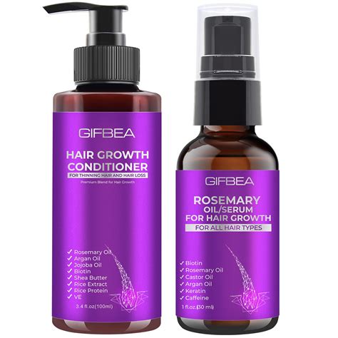 Rosemary Oil Hair Growth Serum With Biotin Castor Oil Hair Growth