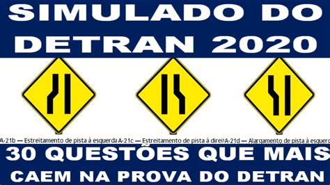 Questões Da Prova Do Detran