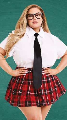 Private School Sweetheart Costume Sexy Schoolgirl Costume