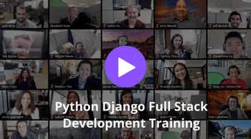Python Django Full Stack Development Training Python Django Full