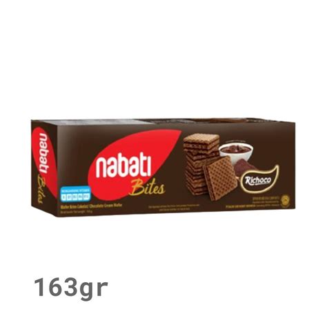 Jual Nabati Richoco Bites Wafer Cokelat 163 Gr Shopee Indonesia