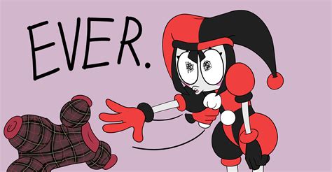 Harley Quinn And Pomni Dc Comics And More Drawn By Hm Artist Danbooru