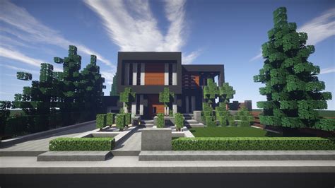 Minecraft Schematics Modern House Schematic House Modern Min