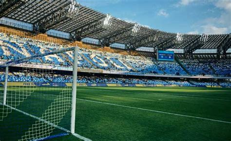 Stadio Maradona capienza allargata e via la pista d atletica c è l