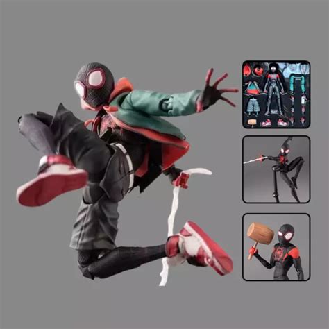 NEW SPIDER MAN ACROSS The Spider Verse Miles Morales Action Figure Box
