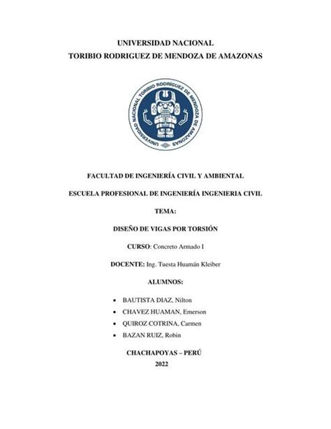 Diseño de Vigas por Torsión Chavez Emerson uDocz