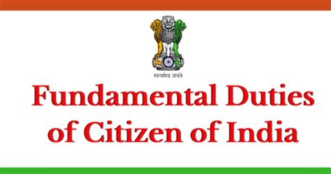 Fundamental Duties In The Indian Constitution PoliticaQnA