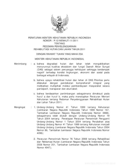 PDF PERATURAN MENTERI KEHUTANAN REPUBLIK INDONESIA 3 Keputusan