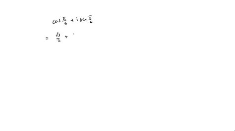 solved write each complex number in rectangular form give exact values for the real and
