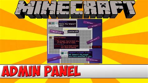 Minecraft Bukkit Plugin Admin Panel Tutorial YouTube