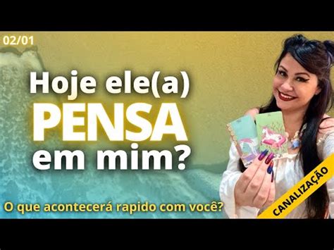 ELE A PENSOU EM MIM HOJE 02 01 Segunda Feira O Que Acontece Nessa