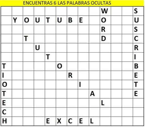 Crear Sopa De Letras En Excel