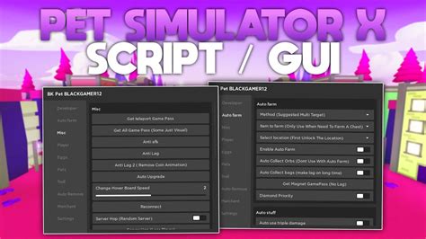 ROBLOX Pet Simulator X PSX Hack Script GUI Auto Farm Dupe Pets And