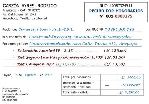 Como Sacar Recibo De Honorarios Image To U