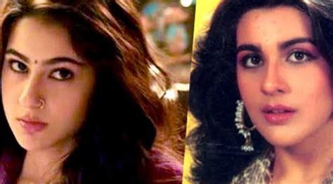 Sara Ali Khan Proves Shes Mother Amritas Exact Image In Pics