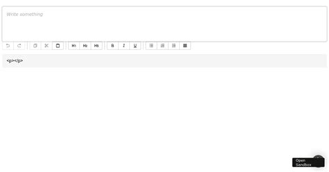 Remirror Editor Forked Codesandbox