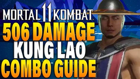 Mortal Kombat Kung Lao Combos Mk Kung Lao Combo Tutorial