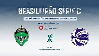 AO VIVO Manaus x São José BRASILEIRÃO SÉRIE C 18 06 2023 by