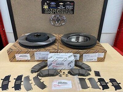 Toyota Camry Genuine Oem New Front Brake Kit Rotors Pads