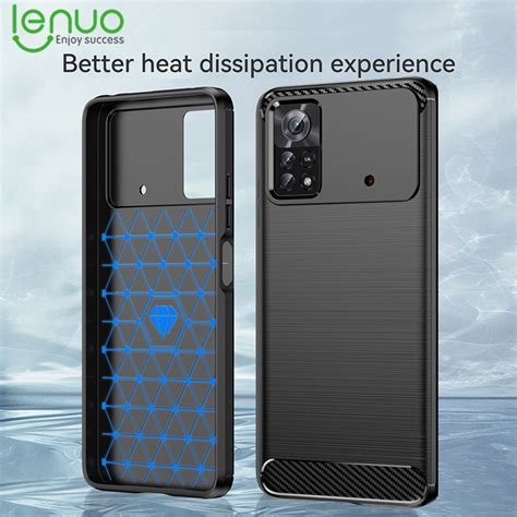 LENUO Luxury Cooling Phone Case For Poco X3 Nfc F3 F4 M4 Pro X4 Gt M5