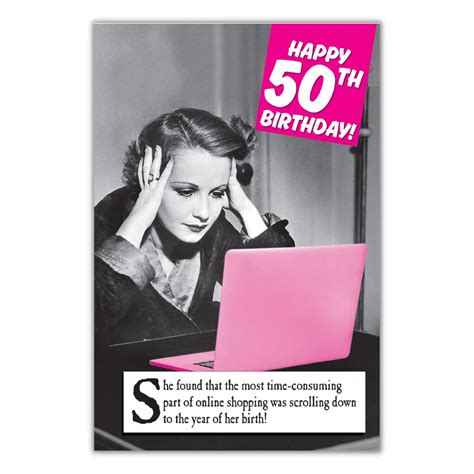 Buy Th Birthday Card For Her Funny Th Birthday Card Women Happy
