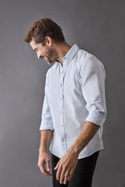 Ripley CAMISA MANGA LARGA HOMBRE MARQUIS CELESTE