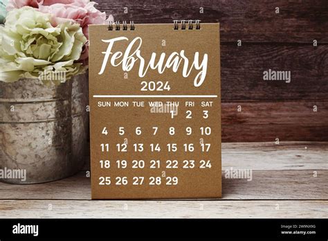 Febrero De 2024 Calendario Mensual Anual De La Oficina Para La