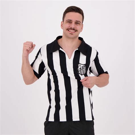 Camisa Santos Retr Listrada Futfanatics