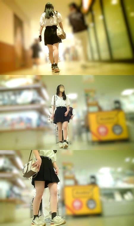 Pcolleギャルと清楚系ショーパンの隙間から狙い撃ちでwww 君のパンツは